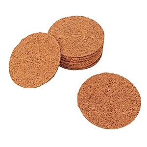 HEEPDD Breathable Dry Grass Mattress, 10Pcs Replacement Bird Nesting Pads Breeding Nests Bird Eggs Mat Coconut Fiber Mat