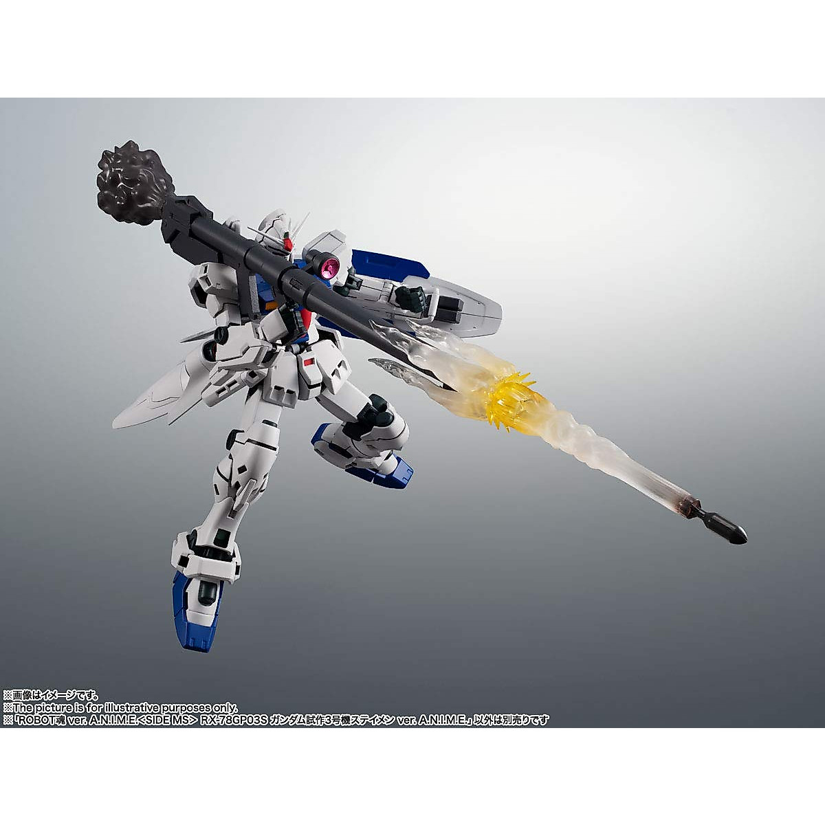 TAMASHII NATIONS RX-78GP03S Gundam GP03S ver. A.N.I.M.E. Mobile Suit Gundam 0083 Stardust Memory, Bandai Spirits The Robot Spirits