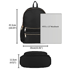 Uromee Backpack Purse for Women Waterproof Nylon Travel Fashon Shoulder Bag