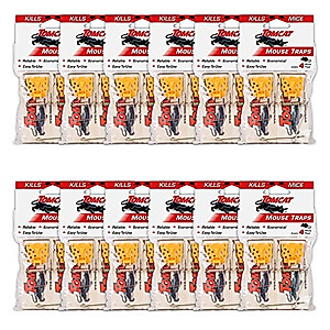 Tomcat 373312 Wooden Mouse Trap (1 Case of 48 Traps)