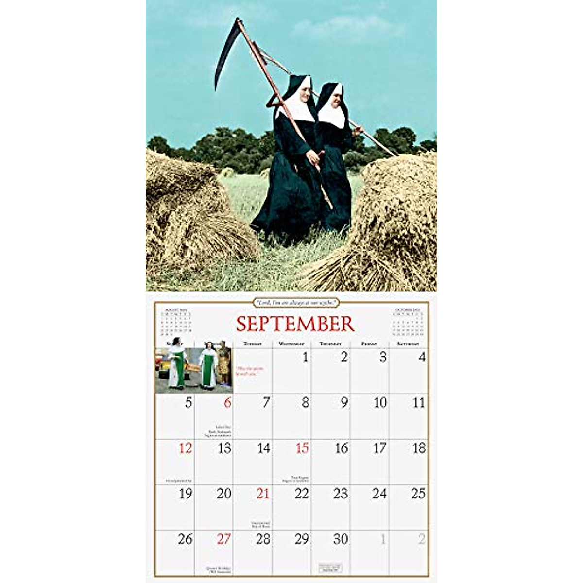 Nuns Having Fun Wall Calendar 2021