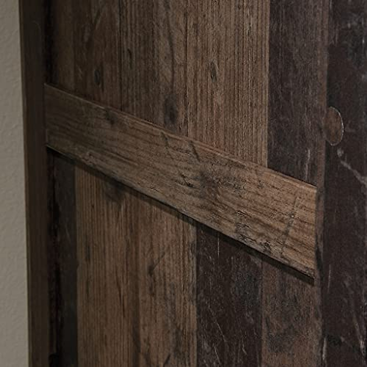 Sauder Miscellaneous Storage Wardrobe, L: 40.0" x W: 19.45" x H: 71.1", Reclaimed Pine Finish