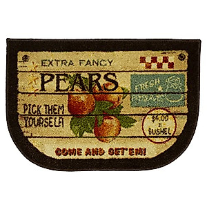 Mohawk Home Machine Washable Mat ,Fruit Crate, Set