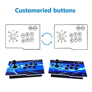 GWALSNTH 8000 Games in 1 Pandora's Box with WiFi Arcade Game Console, 3D Games,1280x720 Full HD,Support 4 Players,Search/Hide/Save/Load/Pause Games …