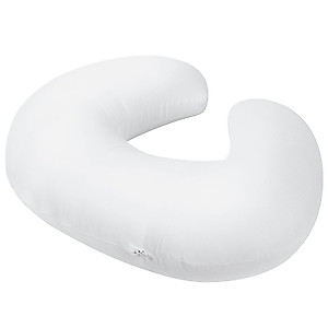 NiSleep Nursing Pillow, Breastfeeding, Bottle Feeding, Baby Sitting Support, Tummy Time Support for Baby Boys and Girls, Propping Baby Pillow(Naked Pillow)
