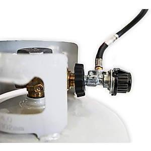 Avenger FBDTP360 Tank Top Outdoor Heater for Use with Propane Gas Tanks for Camping, Patios, and More, 360-Degree Burner, 42,000 BTU, Silver