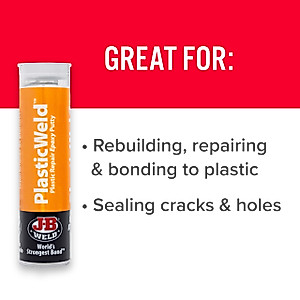 J-B Weld 8237 PlasticWeld Plastic Repair Epoxy Putty - 2 oz.
