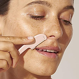 Tweezerman Prep and Plane Facial Razors for Hair Removal and Exfoliation, 3 Count