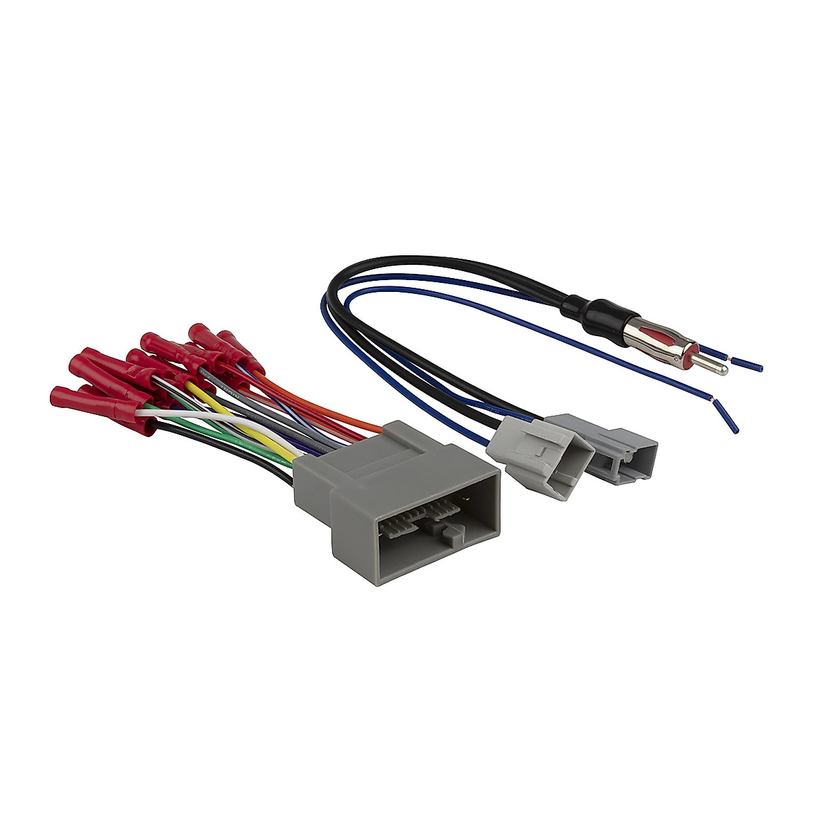 SCOSCHE HA1AA2B Compatible with Select 2008-Up Honda Vehicles Wire Harness & Antenna Adapter Bundle