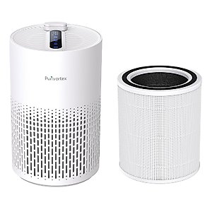 Air Purifiers Plus One More HEPA Filter for A11ergies, Pollen, Smoke, Dusts, Pets Dander, Odor, Hair, Ozone Free, 20db Quiet cleaner for Bedroom, Room, Kitchen and Living Room, SGS Certificaion