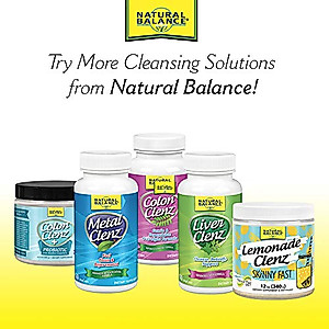 Natural Balance Intestinal Clenz Psyllium Herbal Cleansing Powder Healthy Digestion, Detox & Regularity Supplement No Gluten 21oz, 120 Serv.