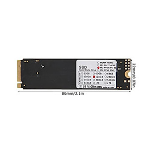 ASHATA M.2 NVMe 2280 SSD M.2 NVMe PCIe Internal Solid State Drive for Gaming and Heavy Graphics, High Speed Low Latency Gaming SSD for Computer(1TB)