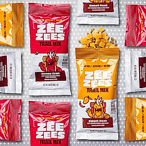Zee Zees Trail Mix Variety Pack, 20 Count, Gluten Free, Kosher, Nut Free, Vegetarian, Low Sodium