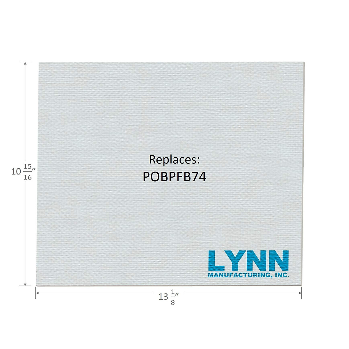 Lynn Manufacturing Replacement Buck Stove Fiber Baffle Board, Model 51 and 74, POBPFB74, Single, 2677A