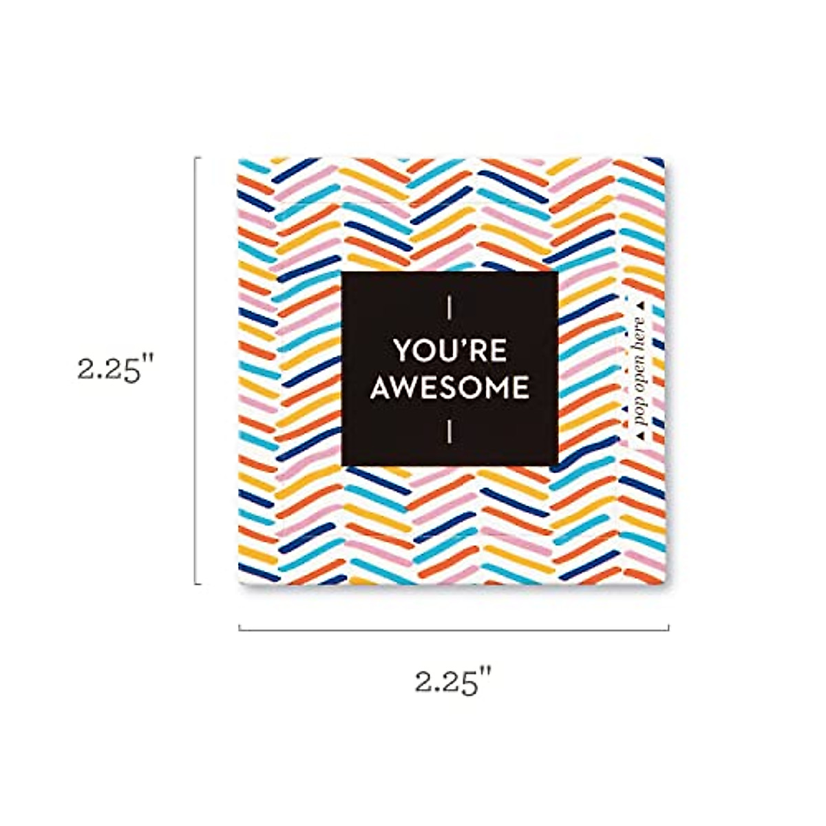 Compendium ThoughtFulls Pop-Open Cards 4-Pack - You're Awesome, You Matter, You're Wonderful, Yay You —120 Pop-Open Cards, Each with a Different Message Inside