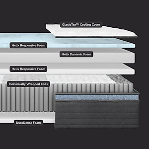 Helix Moonlight Luxe with GlacioTex Cooling Mattress, King