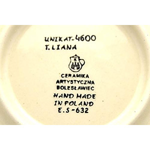 Polish Pottery Bowl - Contemporary Salad - Unikat Signature - U4600