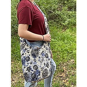 Original Collections Celestial Cross Body Shoulder Bag Purse in Blue