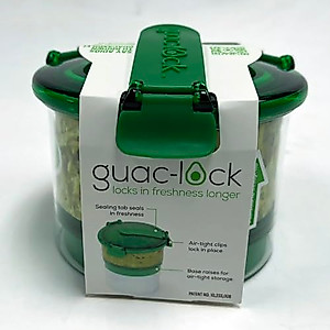 Guac-Lock Food Storage Container, Green