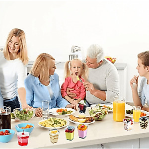 KETWOD 5-ounce transparent square dessert Cups (50 dessert Cups+50 Spoons)