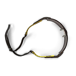 SafetyPlus Anti-Fog Safety Glasses (Clear Lens) SPG801CL-AF, ANSI Z87.1, Scratch Resistant, Wrap Around Lens, Adjustable Temple & Hinges, UV Protection, Case & Strap Included