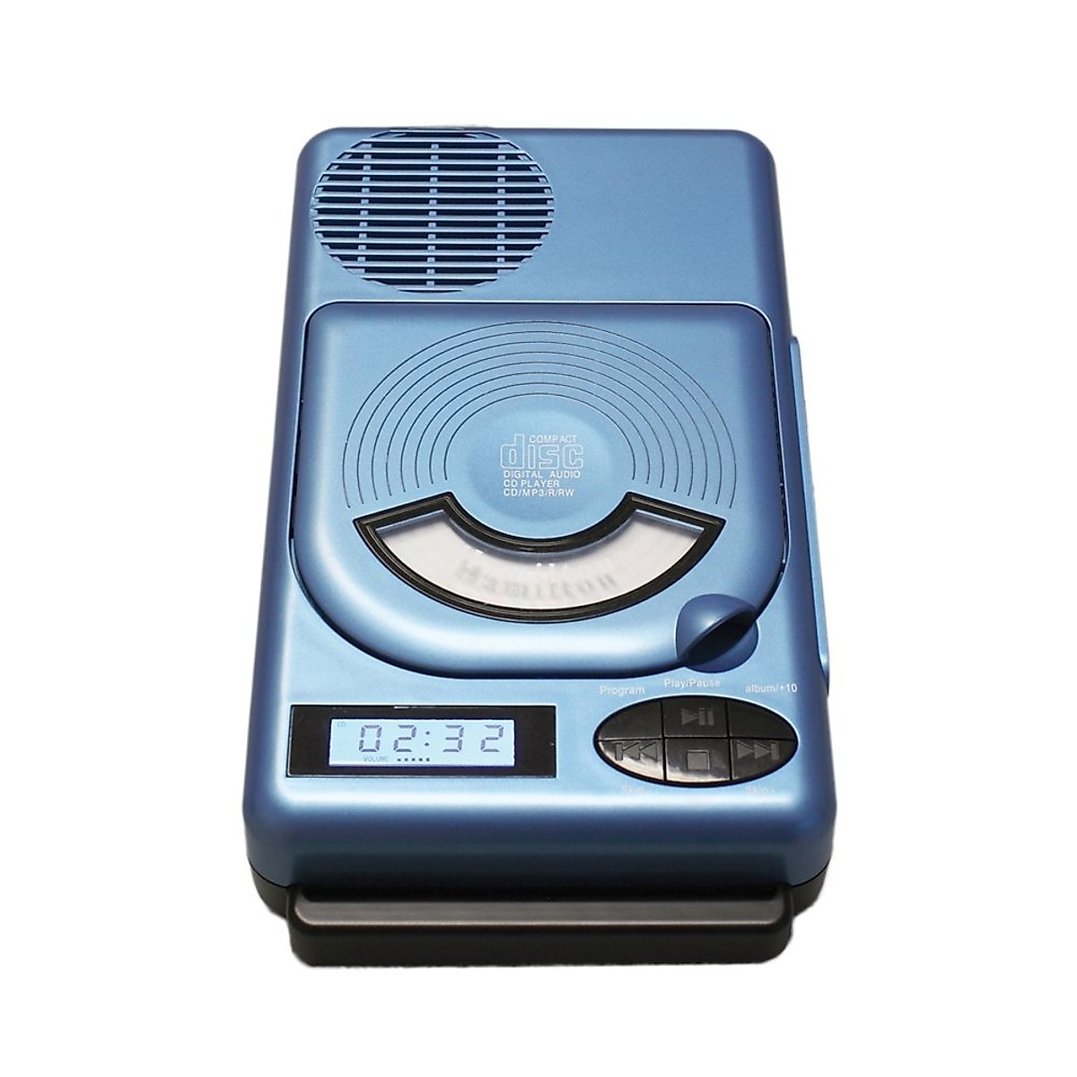 HamiltonBuhl Top-Loading Portable Classroom CD Player with USB and MP3