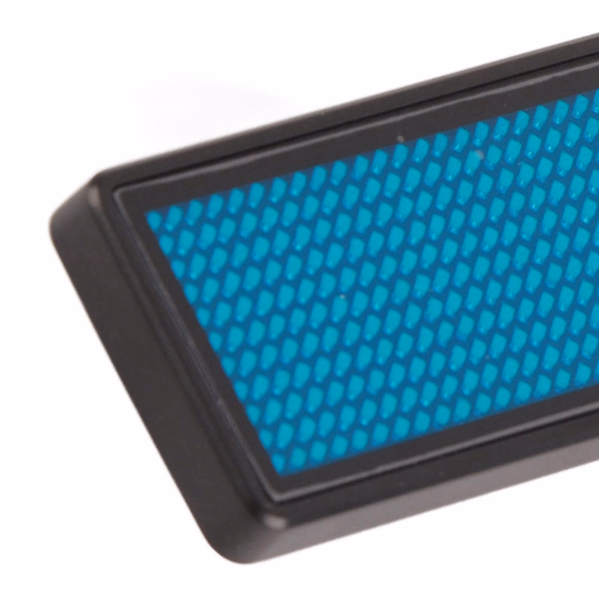 LED Digital Nametag, Rechargeable Programmable Name Badge Card ID with Magnet/Pin for Restaurant Party Bar(Blue)