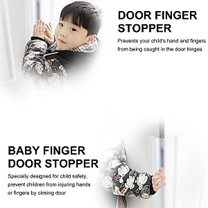 Protective Strip Child Safety Locks Door Shield Guard Doors Finger Shield Safe Lock Finger Pinch Guard Finger Pinch Protector Door Pinch Guard Protection Plug Anti-Pinch pp Baby