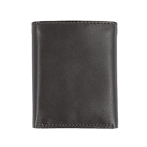 Steve Madden mens Rfid Trifold Wallet With Id Window, Brown, One Size