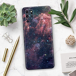 DesignSkinz Colorful Deep Space Nebula Protective Vinyl Decal Wrap Skin Cover Compatible with The Samsung Galaxy S20 (Screen Trim & Back Glass Skin)
