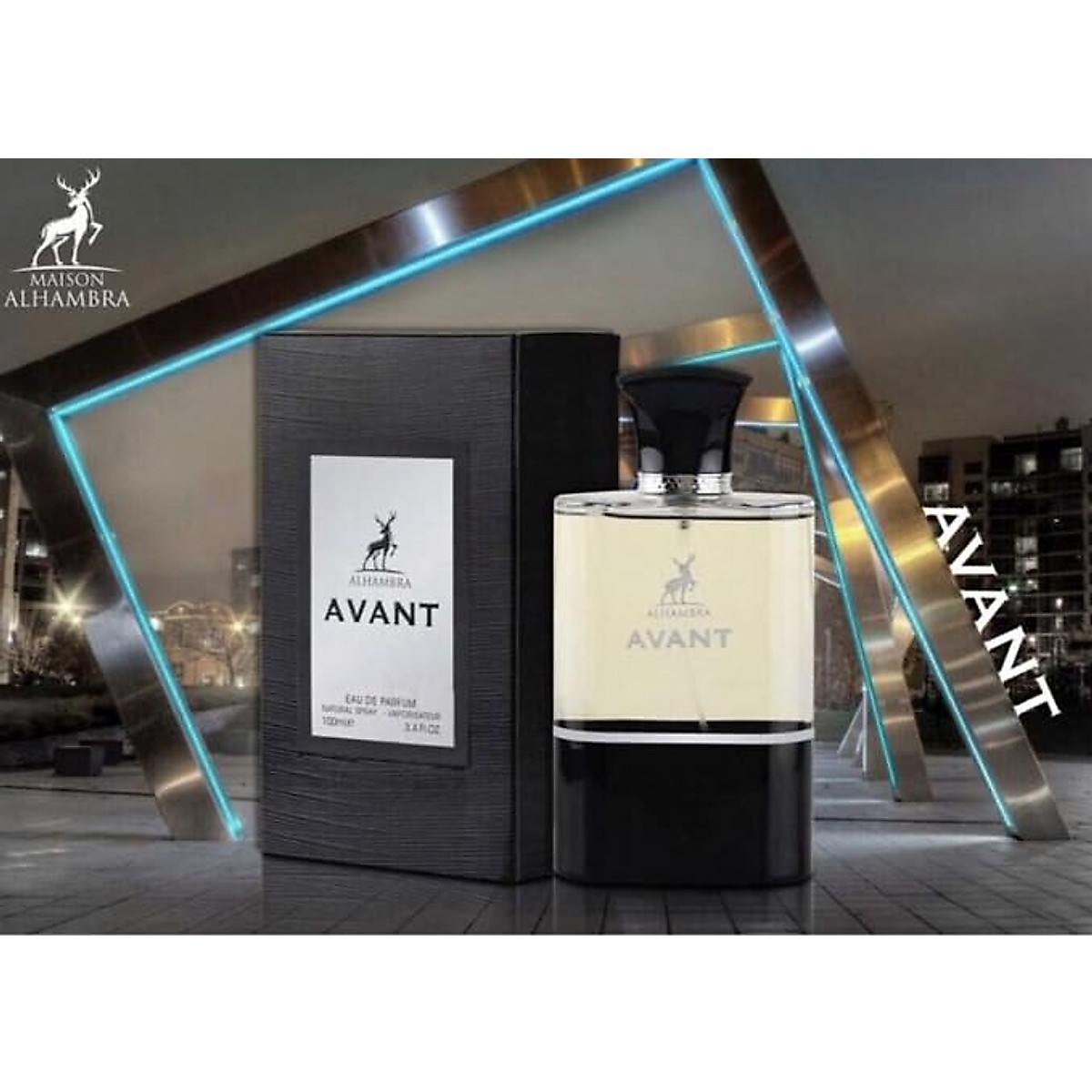 Maison Alhambra Avant Eau De Parfum Spray for Men, 3.4 Ounce