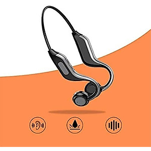 YOUOOK Open Ear Headphones Wireless Bone Conduction Bluetooth Noise Air Sports Waterproof Running Fitness Cycling Bone Sensor for Men Women Neck-Hanging Phone Smartphone