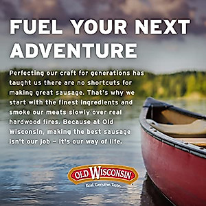 Old Wisconsin Hot & Spicy Sausage Snack Sticks, 28oz Resealable Package, Naturally Smoked, Ready to Eat, High Protein, Low Carb, Keto, Gluten Free