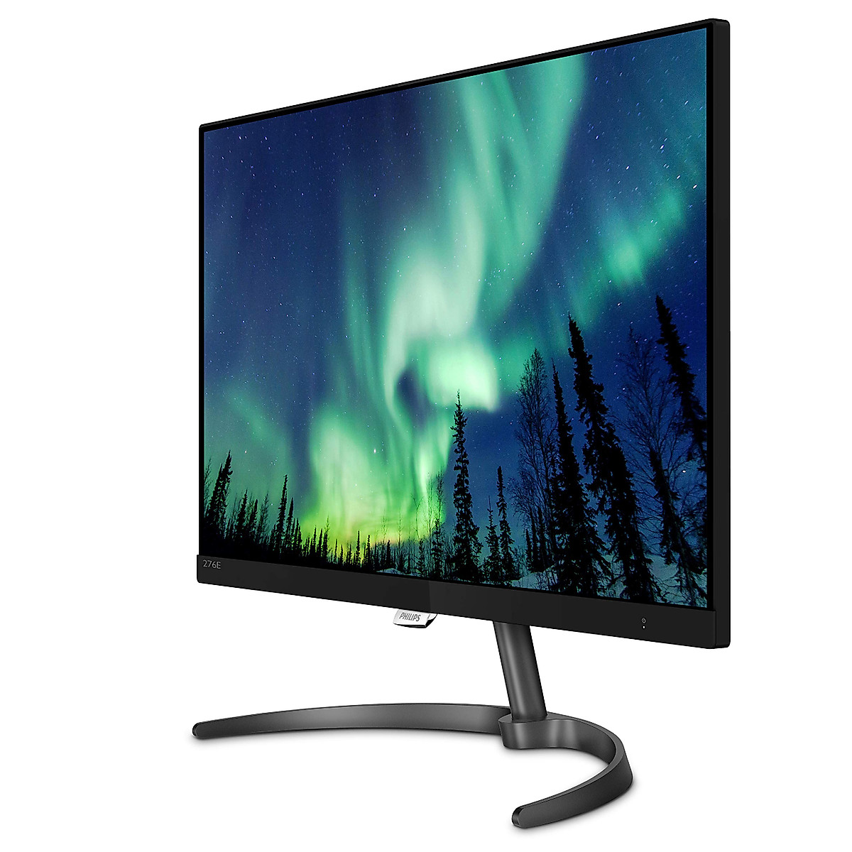 Philips 276E8VJSB 27" Monitor, 4K UHD IPS, 1 Billion+ Colors, Ultranarrow Borders, Lowblue, Multiview, 4Yr Advance Replacement Warranty