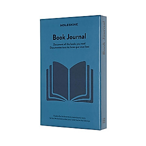 Moleskine Passion Journal, Books, Hard Cover, Large (5" x 8.25") Steel Blue, 400 Pages