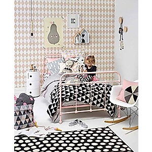 2xhome Modern Rocking Chair with Molded Plastic Armchair Shell and Wooden Rocker Legs