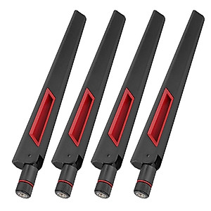 Dual Band 2.4GHz 5GHz 5.8GHz 8dBi Omni RP SMA Interface Antenna, LAN and Router Antenna Network Adapter for AC68U AC88U AC66U 4PCS