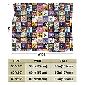 Baulerd Broadway's Must Sees Ultra-Soft Micro Fleece Blanket 50"" x40