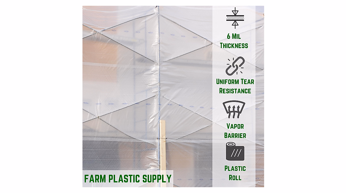 Farm Plastic Supply - Dura Skrim String Reinforced Clear Plastic ...