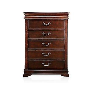 Furniture of America Lurencia English Style Chest, Cherry