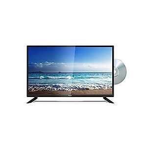 Norcent 32-Inch 720P LED LCD HDTV Backlight Flat DVD Combo TV, VGA USB HDMI Digital TV Tuner Cable, Build-in DVD Player N32--D1 Year 2023 Upgrade