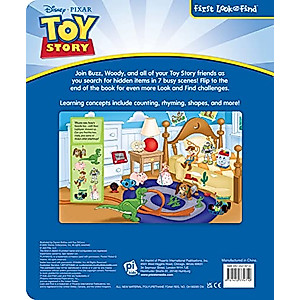 Disney Pixar Toy Story Buzz Lightyear, Woody, and More! - First Look and Find Activity Book - PI Kids