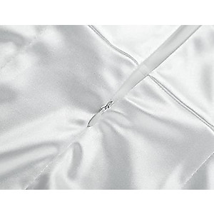 MUXXN Women's Fishtail Wedding Guest Formal Evening Cocktail Long Maxi Sleeveless Dress Off White L