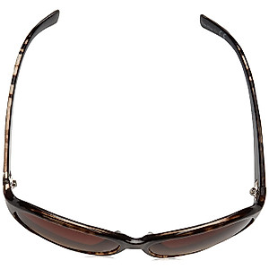 Nine West Women's Lucky Sunglasses Oval, Tortoise, 55 mm