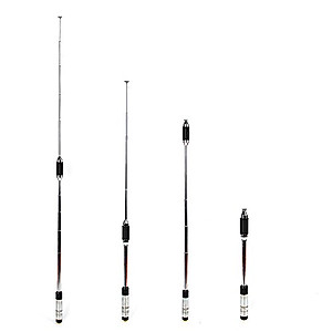 TWAYRDIO RH770 SMA-Female Telescopic Handheld Ham Radio Antenna 2m 70cm VHF UHF Replacement Extendable Antenna High Gain fit Kenwood TK-360 TK-370 TK-3200 Walkie Talkie