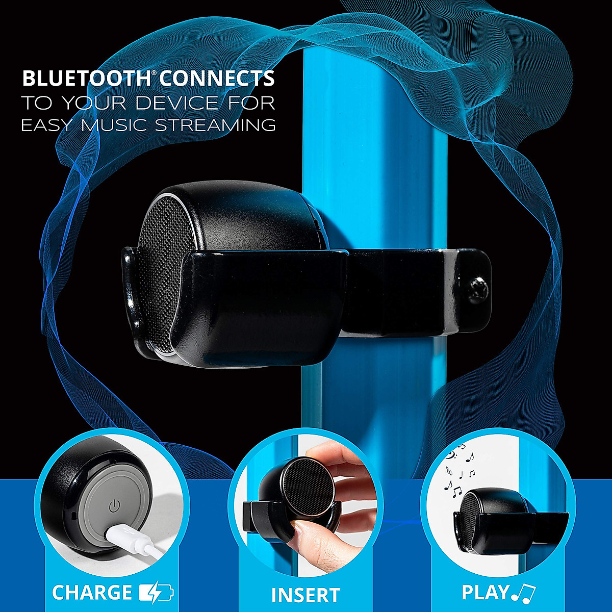 Franklin Sports Bluetooth Volleyball/Badminton Combo - Complete Combo Set - Bluetooth Speaker - Carry Bag