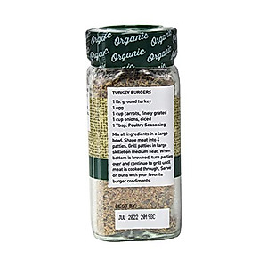 The Spice Hunter Poultry Seasoning, Organic, 1.1-Ounce Jar