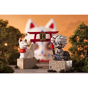 PADINHY Set of 6 Pieces Ninja Psychic World War Forbearance Mosquito Eyes Mini Collectible Action Figure (Third Edition)