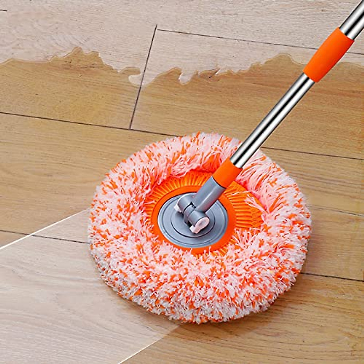 Mops for Floor Cleaning, Cleaning Mop Extendable Adjustable, Wall Cleaning Mop with Long Handle 360 ° Rotating Wall Cleaning Mop Adjustable Dry and Wet Dust Mop Cleaner for Floor Window Wall