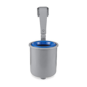 Bestway 56463E 18 Ft x 48 Inch Steel Pro Round Frame Above Ground Pool Set with Cartridge Filter Pump, Pool Cover, Ladder, and Skimmer